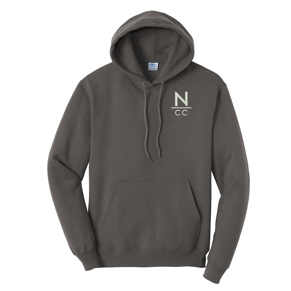NCC Unisex Fleece Hooded Sweatshirt-Charcoal